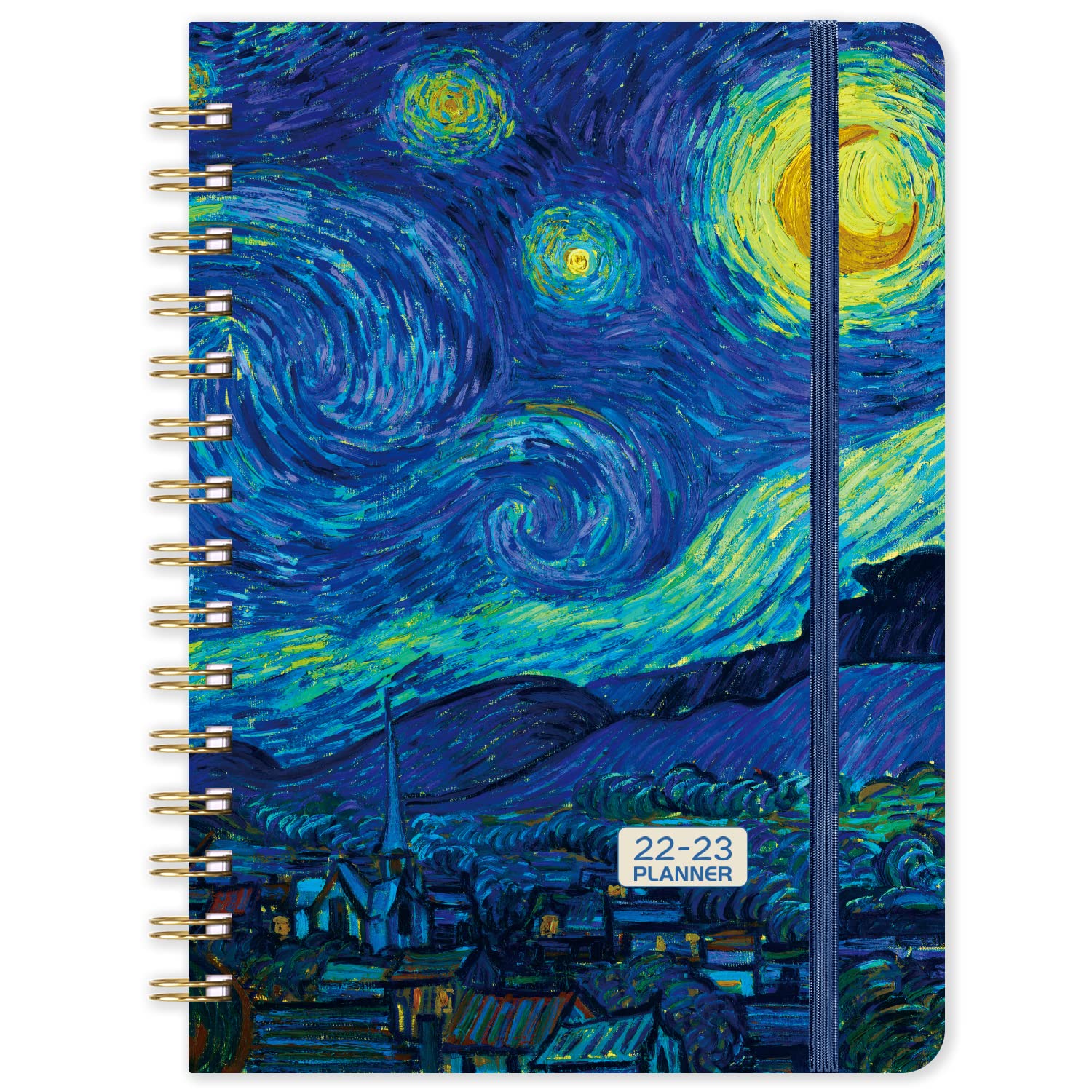 Planner 2022-2023 - Weekly & Monthly Planner 2022-2023, Jul 2022 - Jun 2023, 8.5" x 6.4", Flexible Cover, Strong Twin-Wire Binding, Premium Paper, 12 Monthly Tabs, Inner Pocket, Elastic Closure