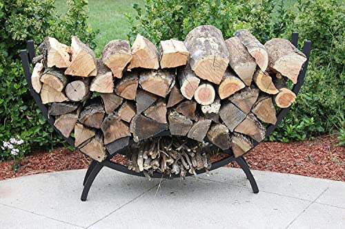 Woodhaven 5 Foot Crescent Firewood Rack