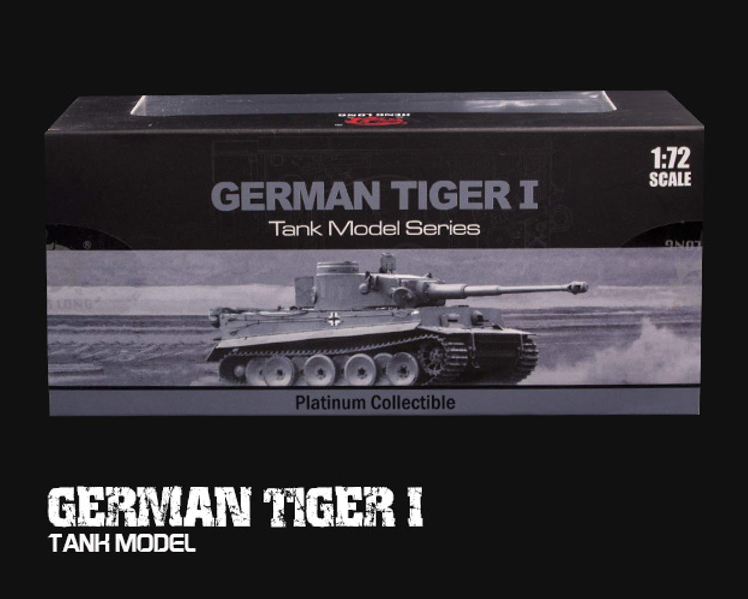 POCO DIVO German Tiger I Tank Diecast 1/72 Scale Showcase Collection Action Model