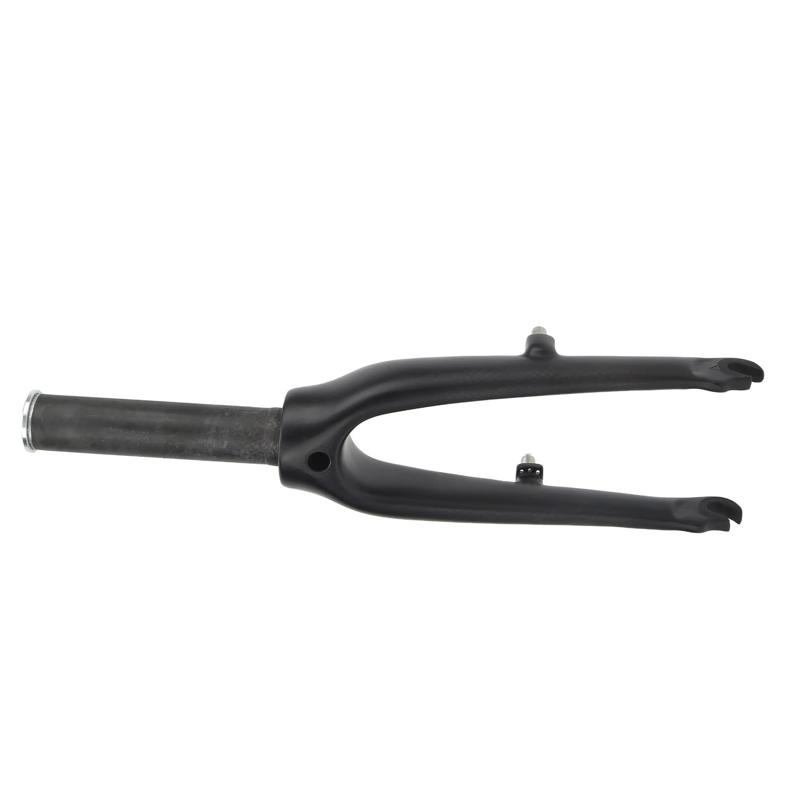 Raguso Carbon Fiber Bike Fork, High Toughness Road Bike Fork Stable Light Weight for 28.6mm Folding Bikes