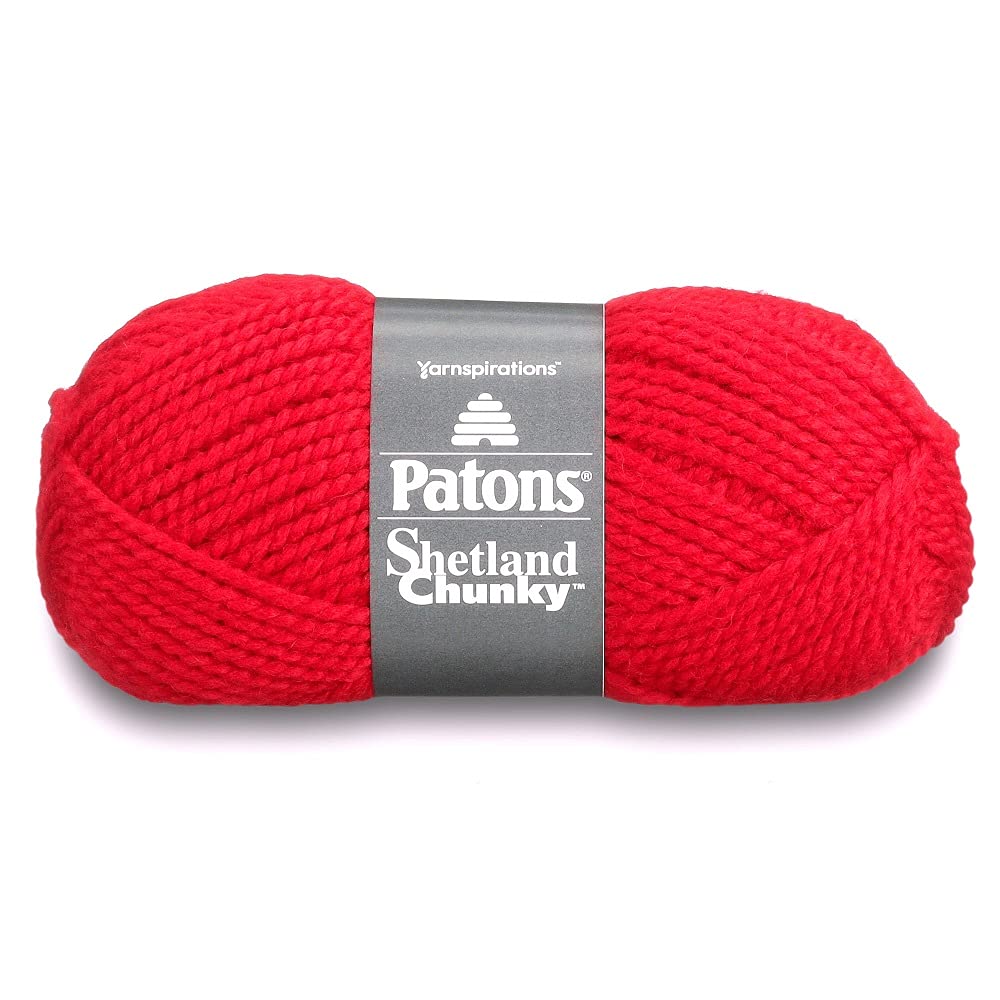 Patons Shetland Chunky Yarn Red Robin