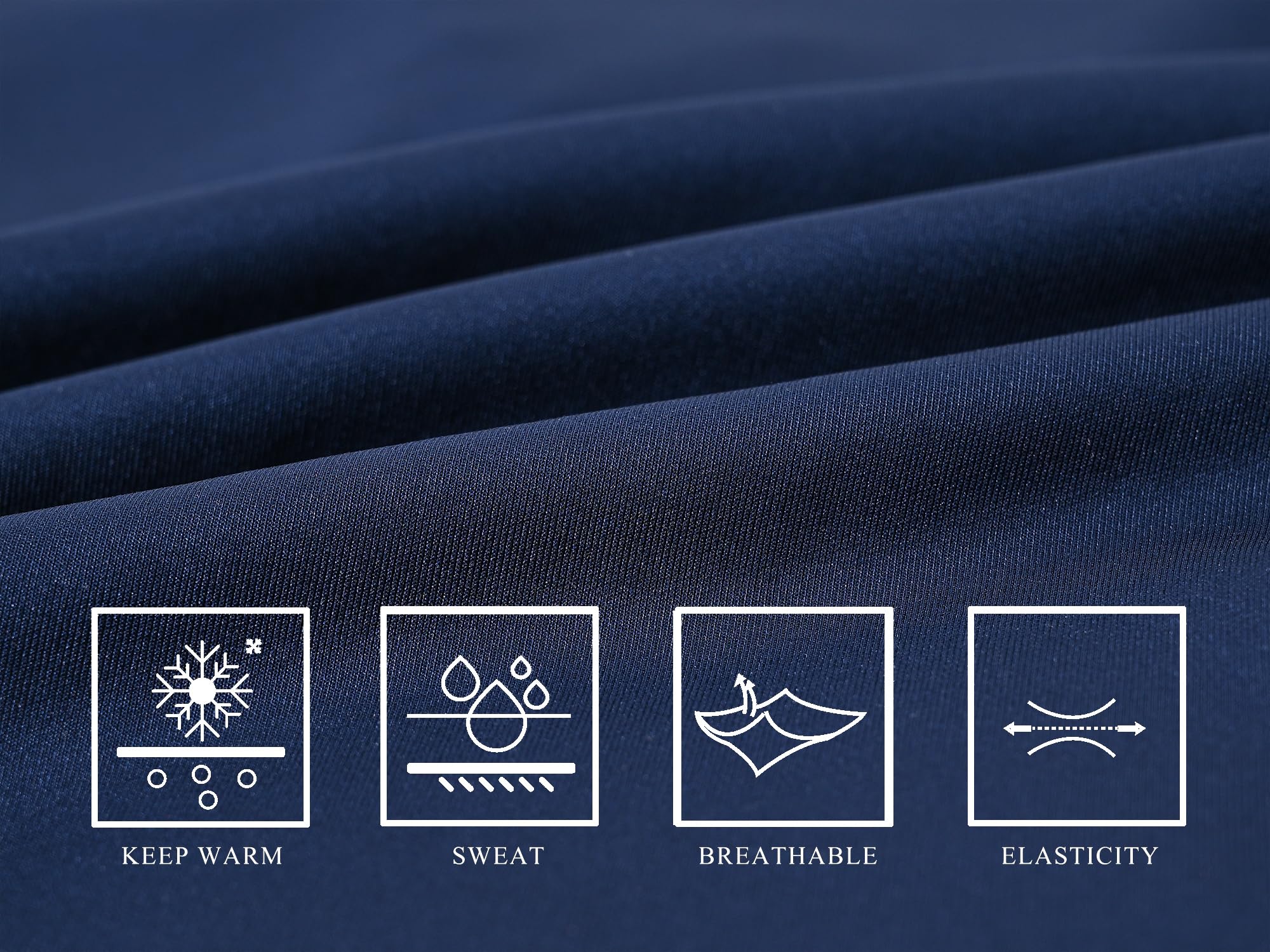 MoFiz Mens Athletic Sweatsuits Full Zipper Jacket with Stand Collar Workout Running Pants Male Casual 2 Pieces Tracksuit Navy 2XL