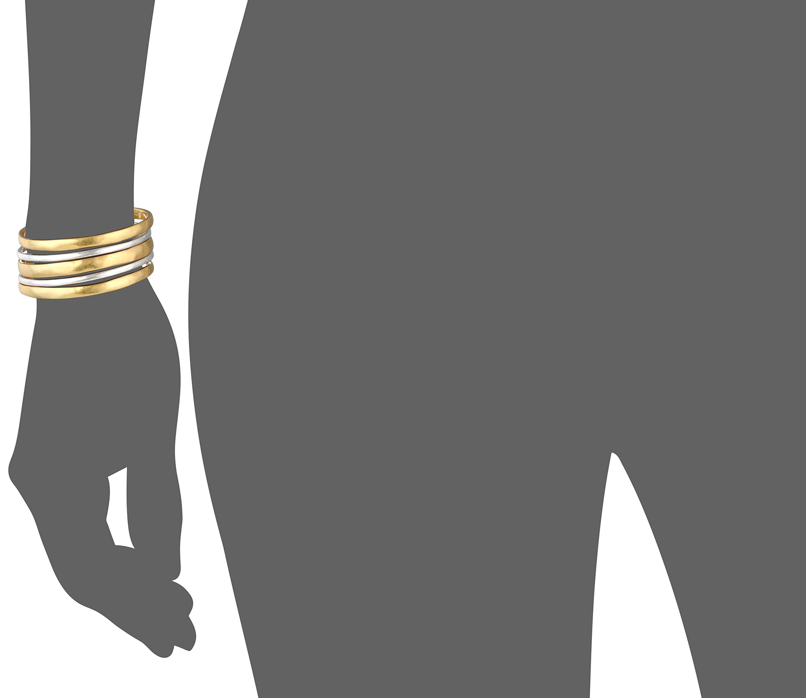 Lucky Brand Two Tone Cuff Bracelet
