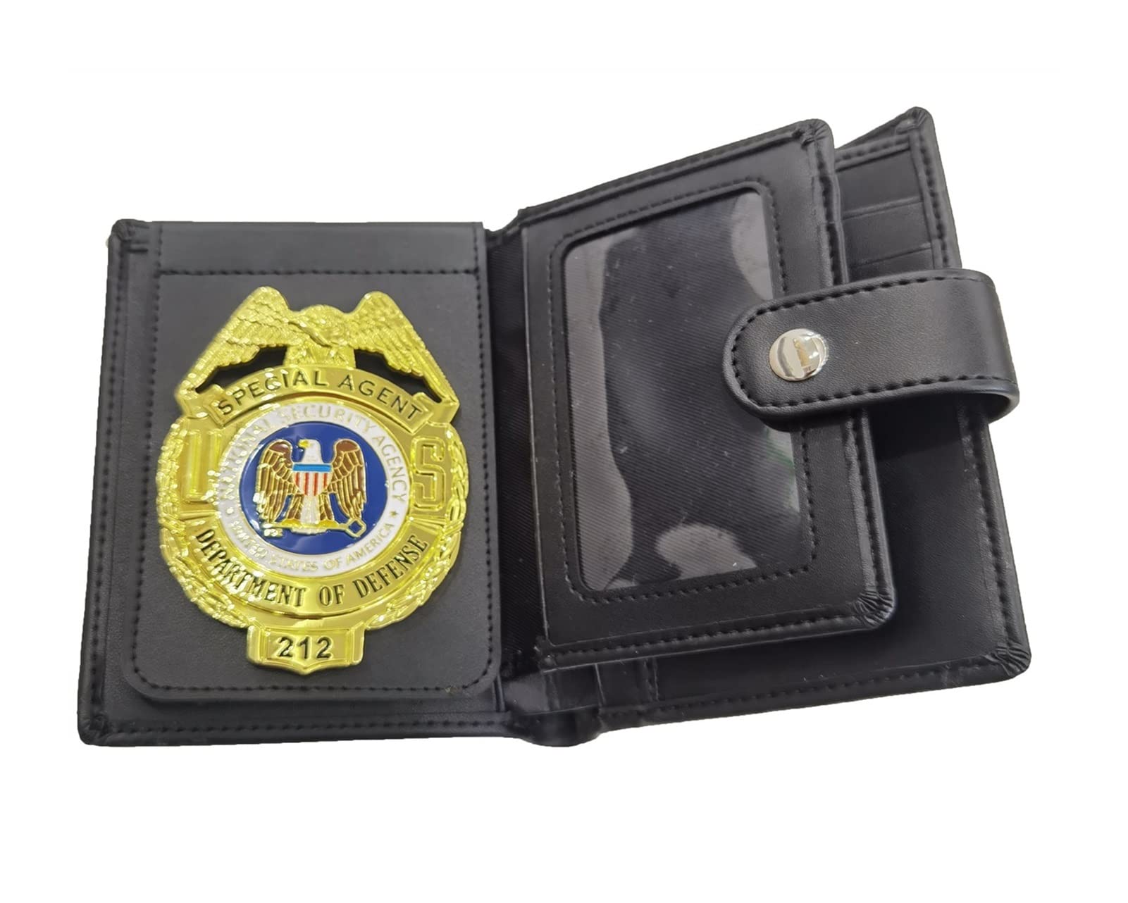 Roytil American Department of Defense Badges NO.212 and Multi Layer Multifunctional Wallet (Color : 1)