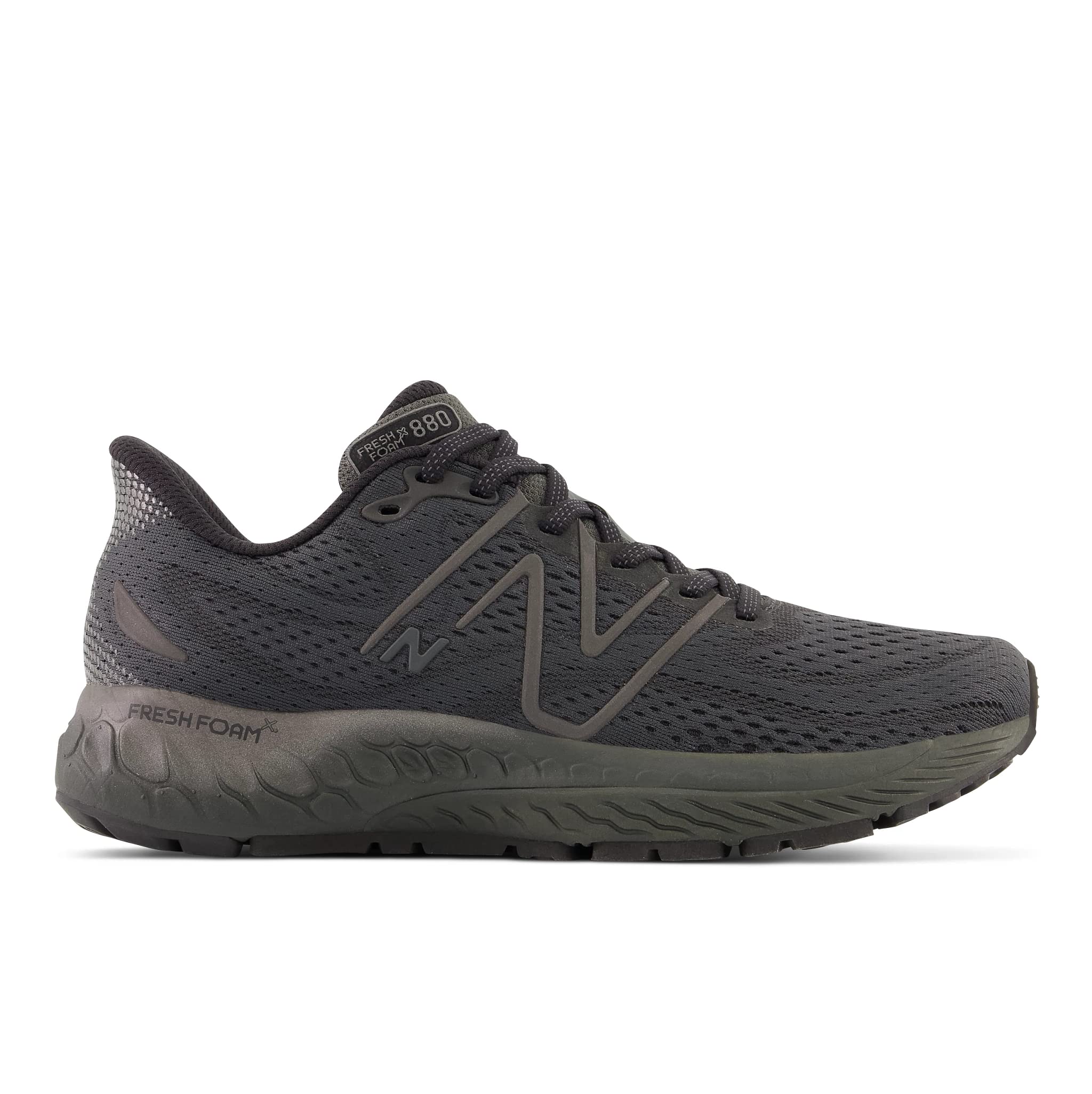 New Balance Women's W880T13 Running Shoe, Blacktop/Black Metallic/Black, 10