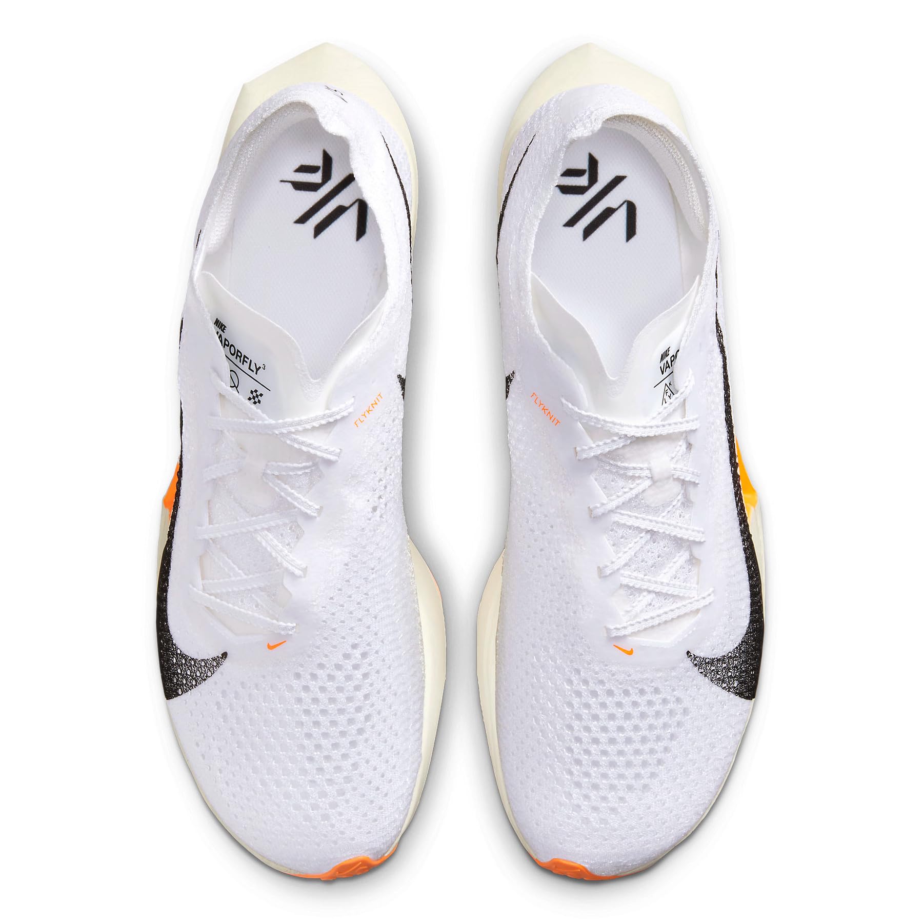 Nike Women's ZoomX VaporFly 3 Road Racing Shoes (10 US, White/Black/Phantom)