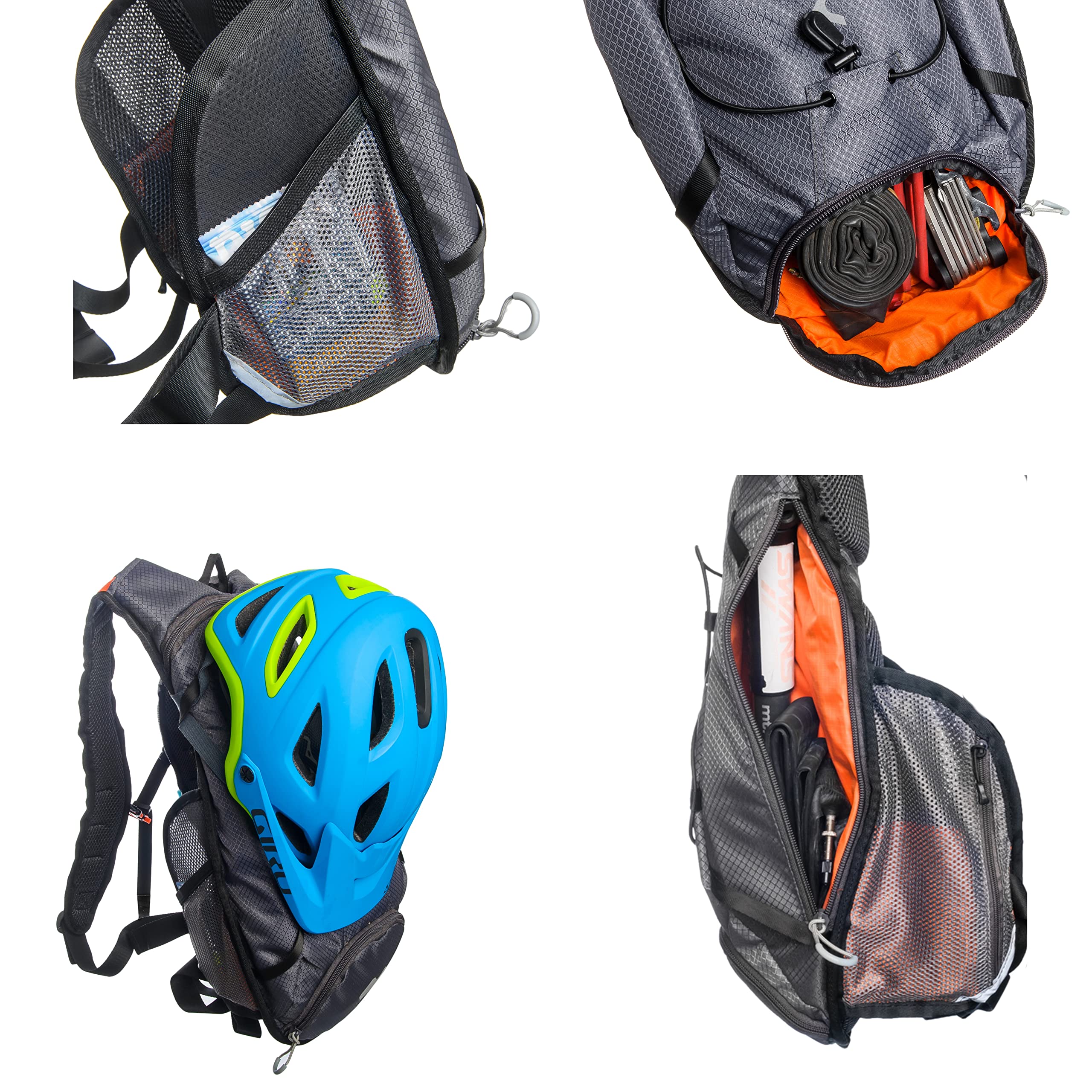 MAZAMA Tumalo Insulated Hydration Backpack with BPA Free 3 Liter / 100 oz Bladder Reservoir, Perfect Backpack for Hiking, Cycling, Mountain Biking, and Skiing