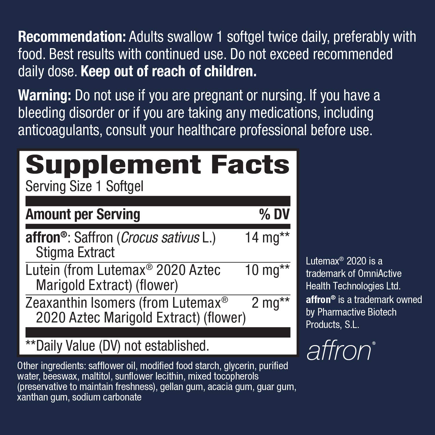Nature's Way Refresh & Recharge Nootropic, Supports Brain Health*, Improves Sleep Quality*, with Lutemax 2020, 40 Softgels