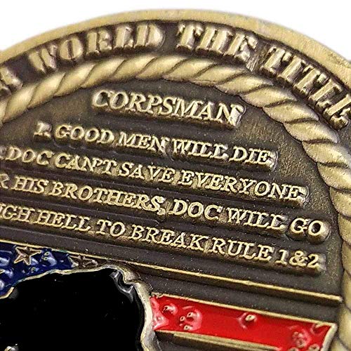 U.S. Navy Corpsman DOC Challenge Coin Devil Corpsman Commemorative Coin