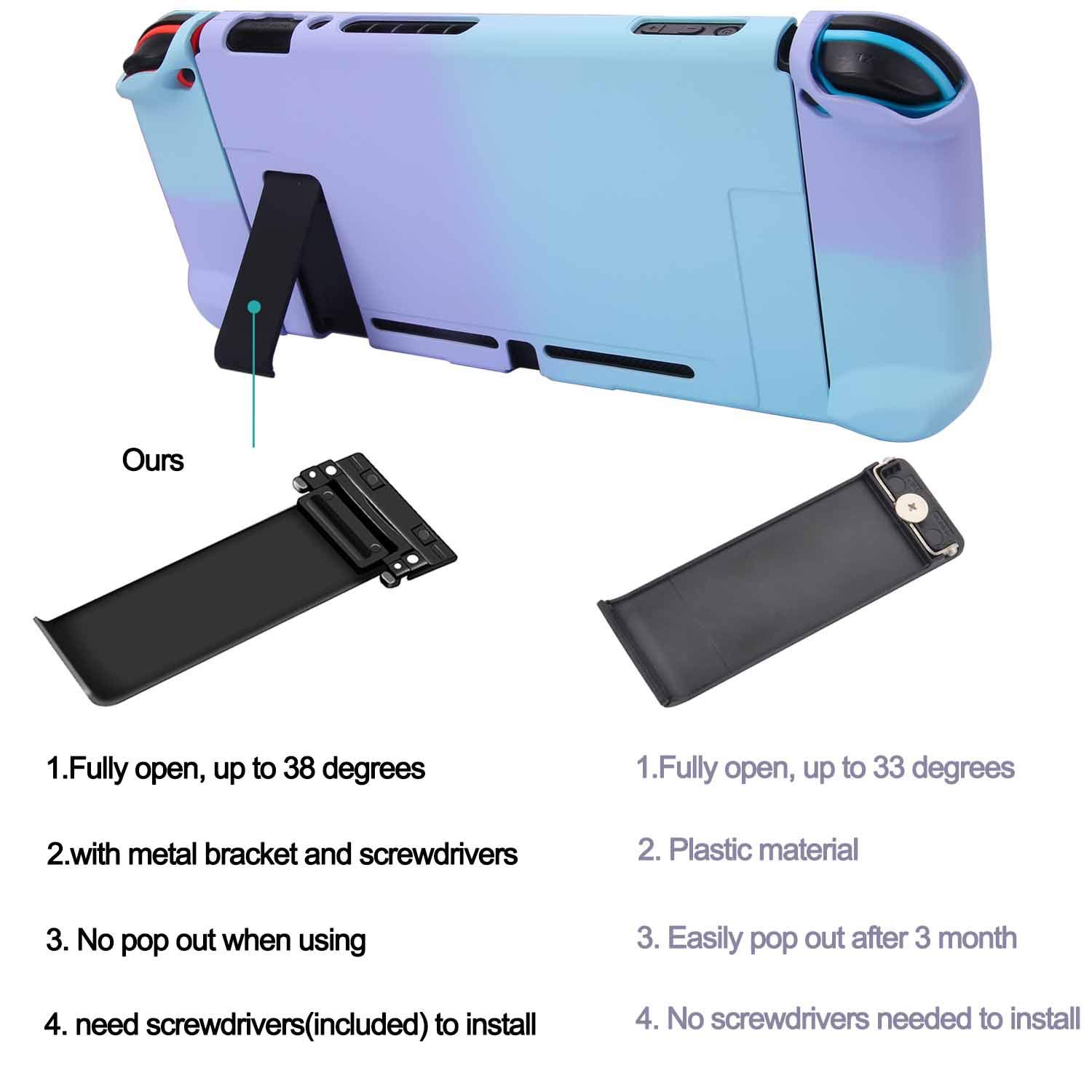 Kickstand for Nintendo Switch, COMCOOL Replacement Kick Stand Back Bracket Holder for Nintendo Switch with Nintendo Switch Screwdriver