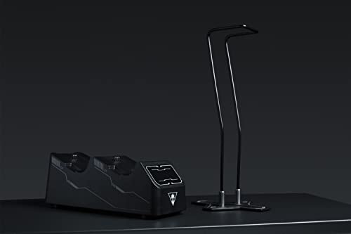 Turtle Beach Fuel Dual Controller Charging Station & Headset Stand for Xbox Series X|S & Xbox One Wireless Controllers – 22+ Hour Battery Packs, Quick Charge, and Compact Design - Black