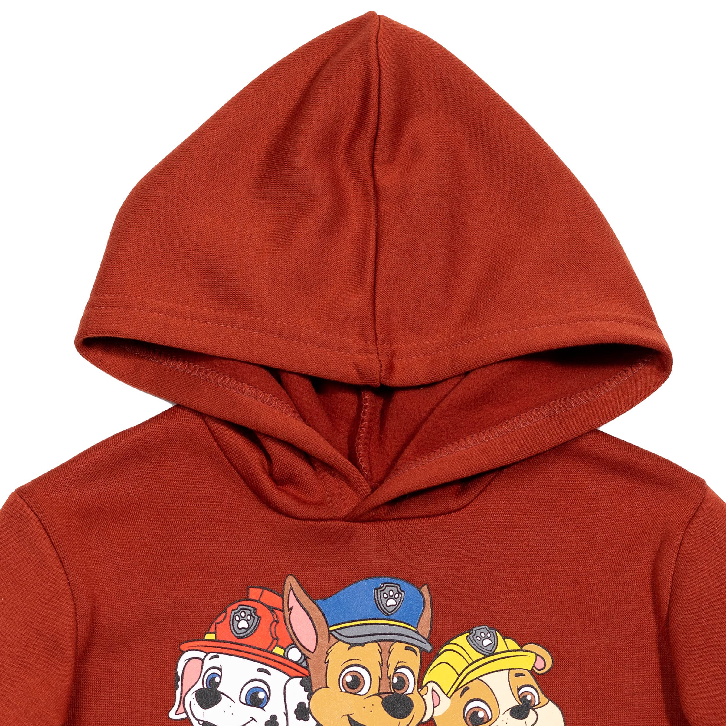 Paw Patrol Marshall Chase Rubble Little Boys Fleece Pullover Hoodie Brown 7
