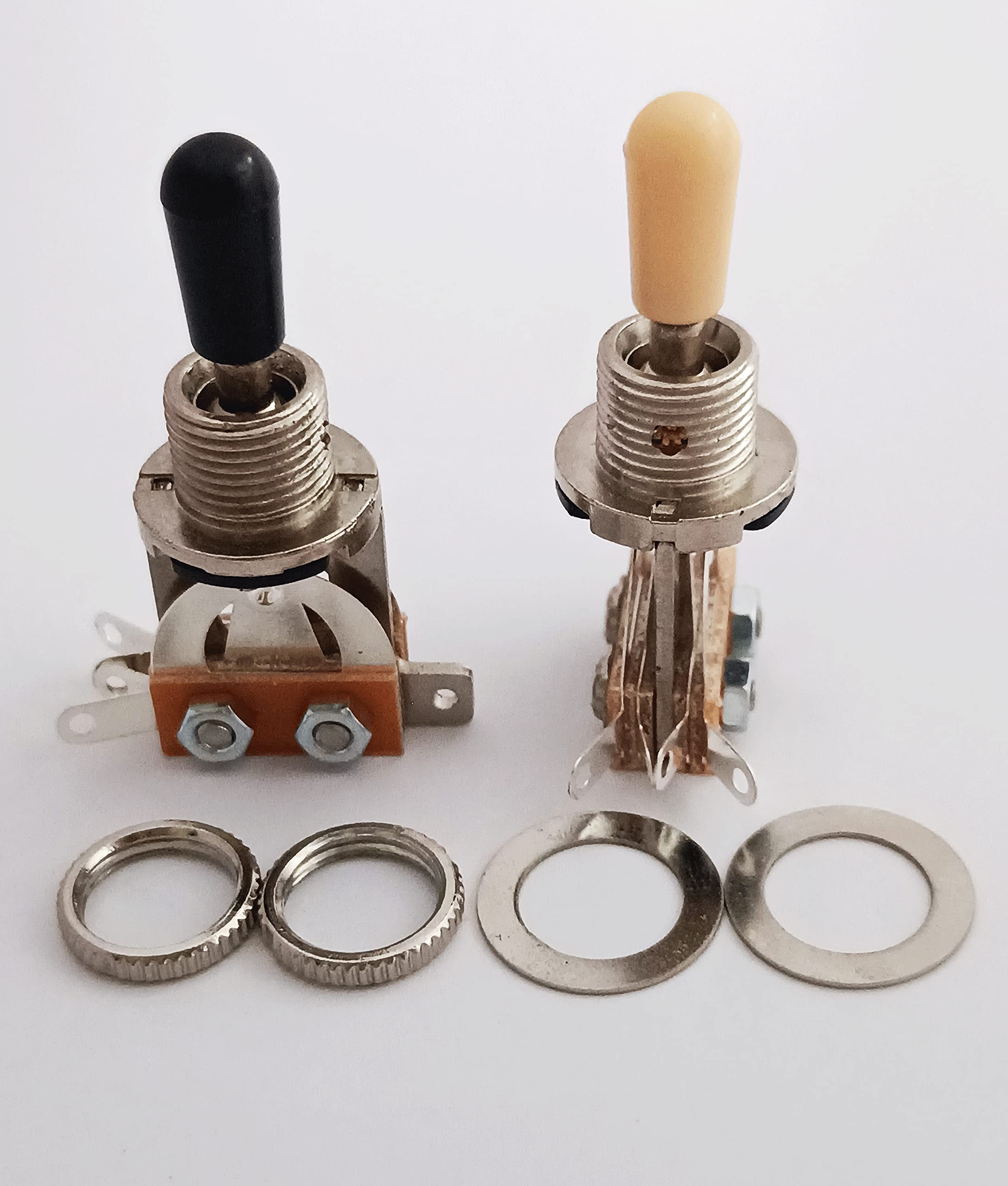 NC AYUBOUSAGibon Les Paul Guitar Toggle Switch 3 way Pickup Selector for Electric Guitar Cream Tip
