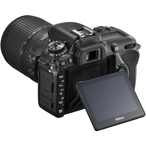 Nikon D7500 DSLR Camera(1582) with 18-140mm Lens+420-800mm f/8.3 HD Telephoto Zoom Lens+Case+128 GIG Memory+Flash+Monopod(13PC) Bundle