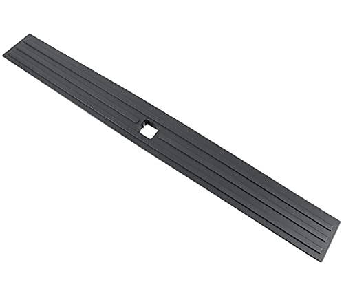 OKPARZ Compatible for Flexible Flex Step Center Tailgate Cap Mad Trim Molding with Release Button Ford F-150 F150 2015-2020 FL3Z9940602B