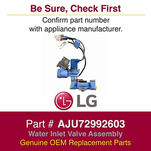 LG AJU72992603 Refrigerator Water Inlet Valve Assembly