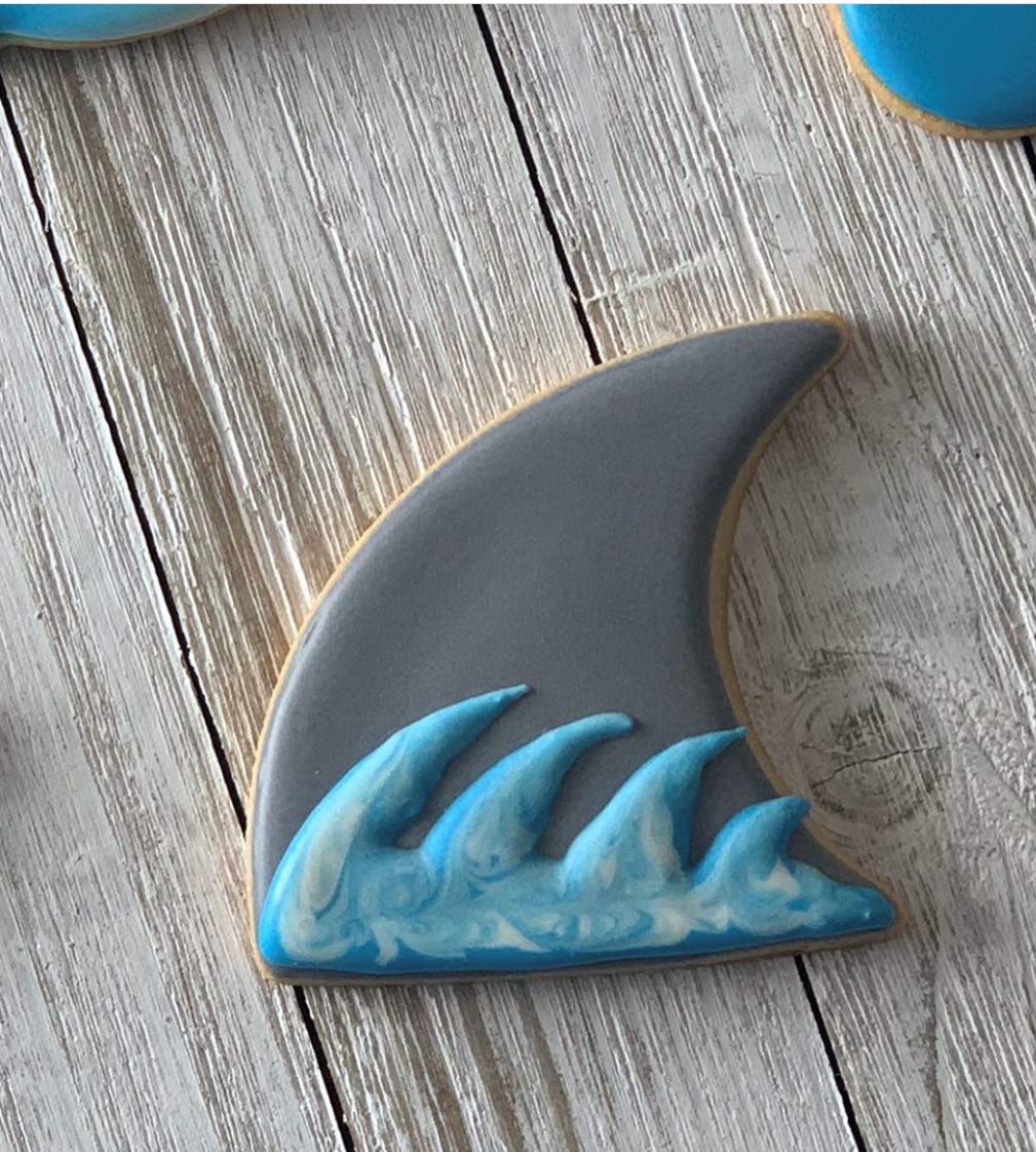 Shark Fin Cookie Cutter, 3" Made in USA by Ann Clark
