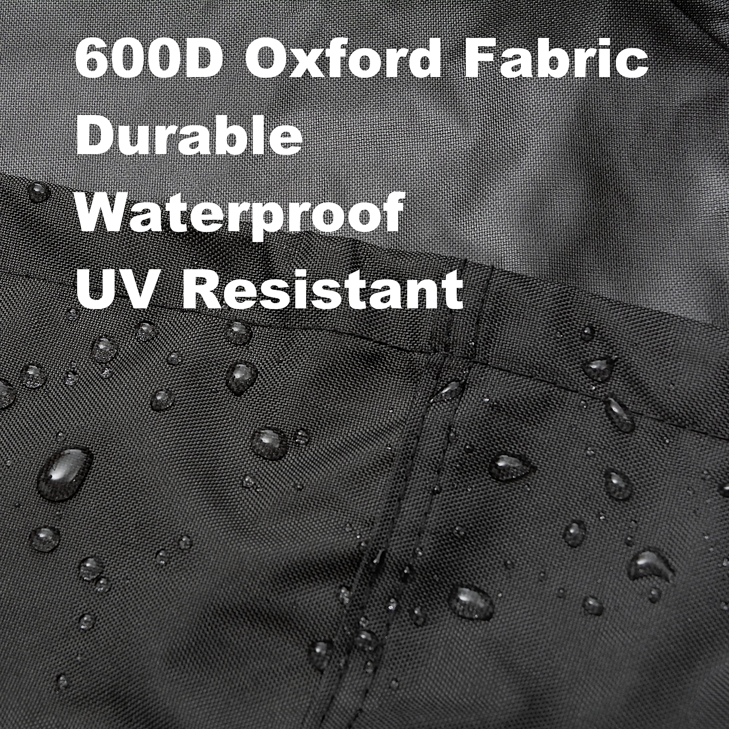 Terre Products, Heavy Duty Snow Blower Cover Waterproof, UV Resistant, 600D Oxford Material, Universal Snow Blower Cover, Outdoor Protection, Windproof Drawstring Designed for Storage and Trailering