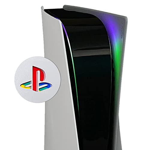 Power Light Decal and Underlay Sticker Combo for PS5 Playstation 5 (Purple/Green)
