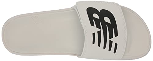 New Balance Unisex DynaSoft 200 V2 Adjustable Slide Sandal, White/Black, 6.5 XX-Wide US Women