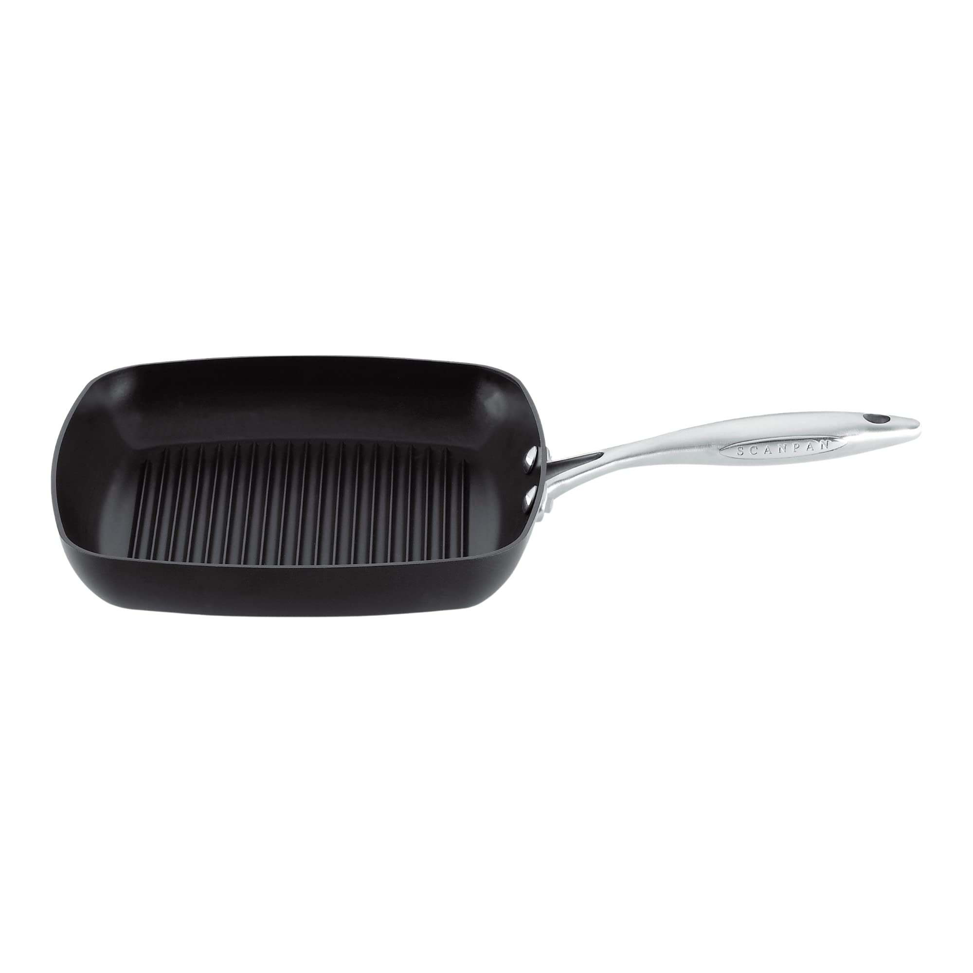 Scanpan Professional 10.5” Square Grill Pan - Easy-to-Use Nonstick Cookware - Dishwasher, Metal Utensil & Oven Safe - Made in Denmark