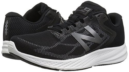 New Balance Women's 490 V6 Running Shoe, Black/Grey, 9 D US