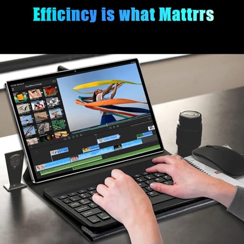 MAVIS LAVEN Office Tablet, 2 Card Slots 10.1in LCD Tablet PC for Travel (US Plug)