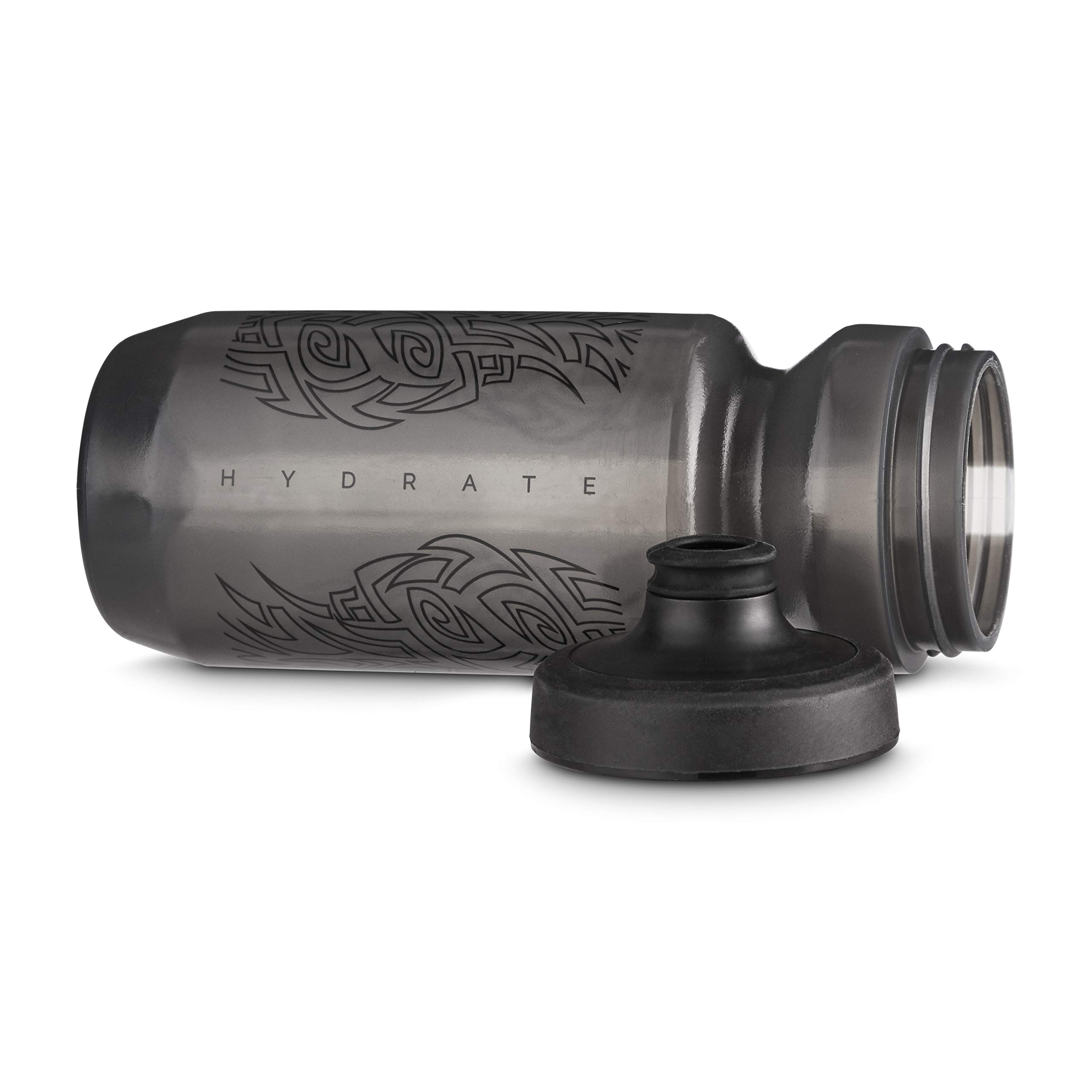 Peakline Sports - Purist 22 oz Bike Water Bottle by Specialized Bikes (Watergate Cap) (Smoke / Black 2-Pack)