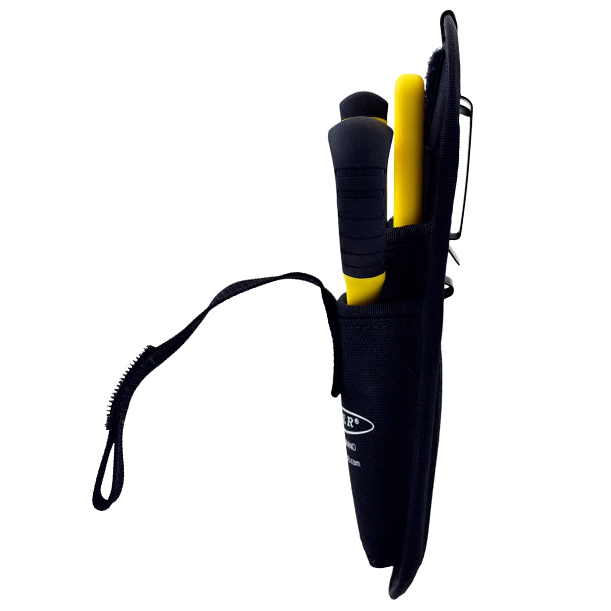 Miller MA01-7002 Kit, CFS-3 3-Hole Fiber Optic Cable Stripping Tool and KS-2 Kevlar Scissors, Easily Portable Tool Set with Belt Clip Pouch for Professional Electricians, Technicians, and Installers