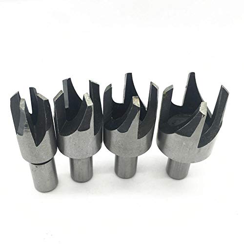 TOOLSTAR Plug Cutter/Wood Dowel Maker,8PCS Set Wood Plug Cutter Tenon Cutter Drill Bits Set Straight and Tapered Taper for Wood Set Trend Metric 6mm 10mm 13mm 16mm