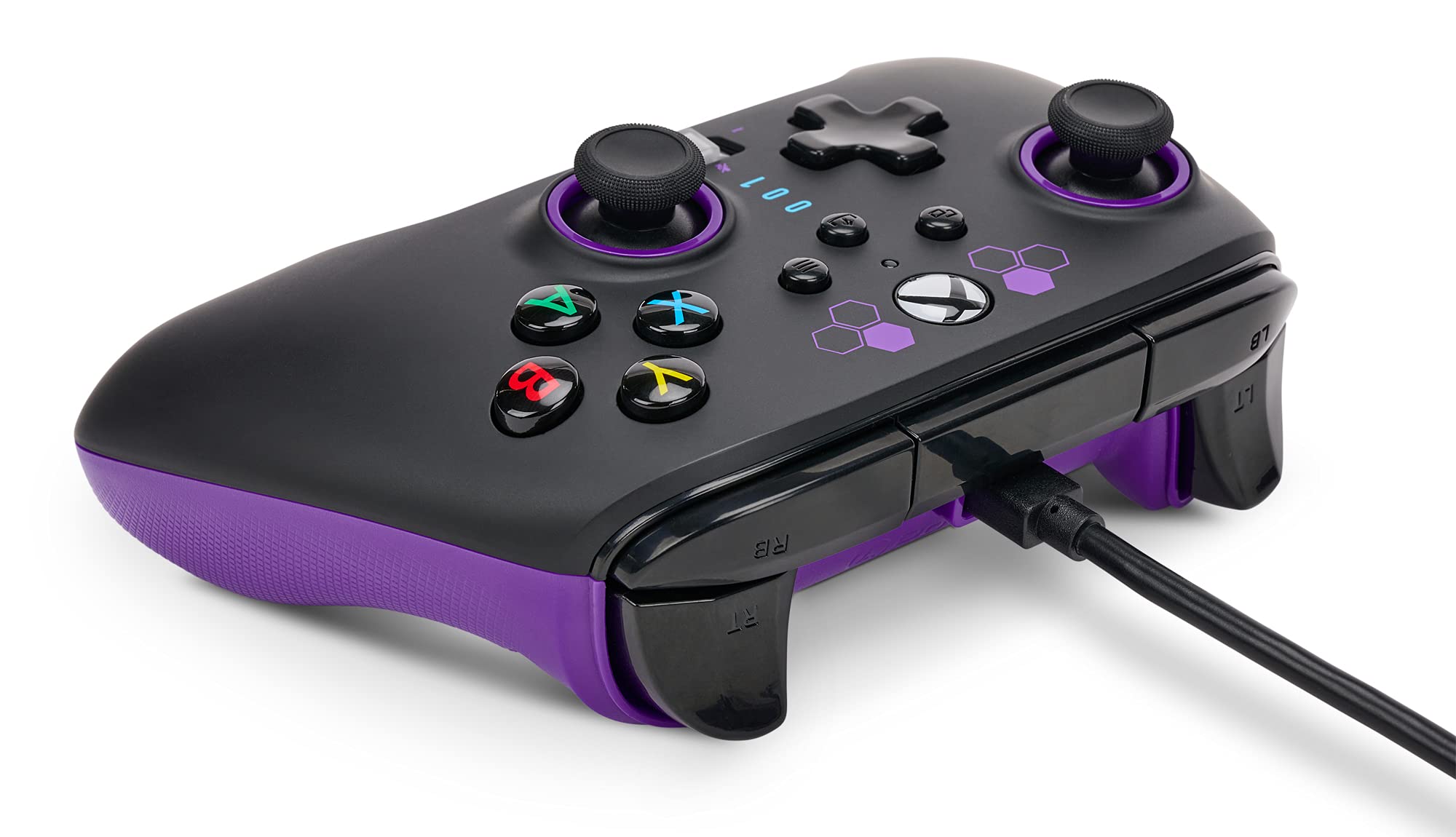 PowerA Enhanced Wired Controller for Xbox Series X|S - Purple Hex, Gamepad, Wired Video Game Controller, Gaming Controller, Xbox Series X|S - Xbox Series X (Renewed)