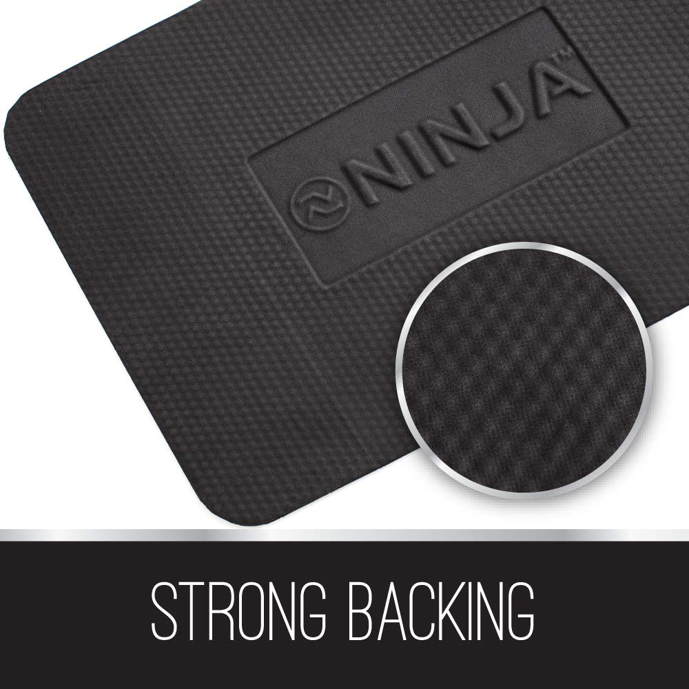 Ninja Brand Premium Floor Comfort Mat, Ergonomically Engineered, Extra Support Floor Pad, Commercial Grade Rug for Kitchen, Gaming, Office Standing Desk Mats, 20x39 Inches, Jet Black