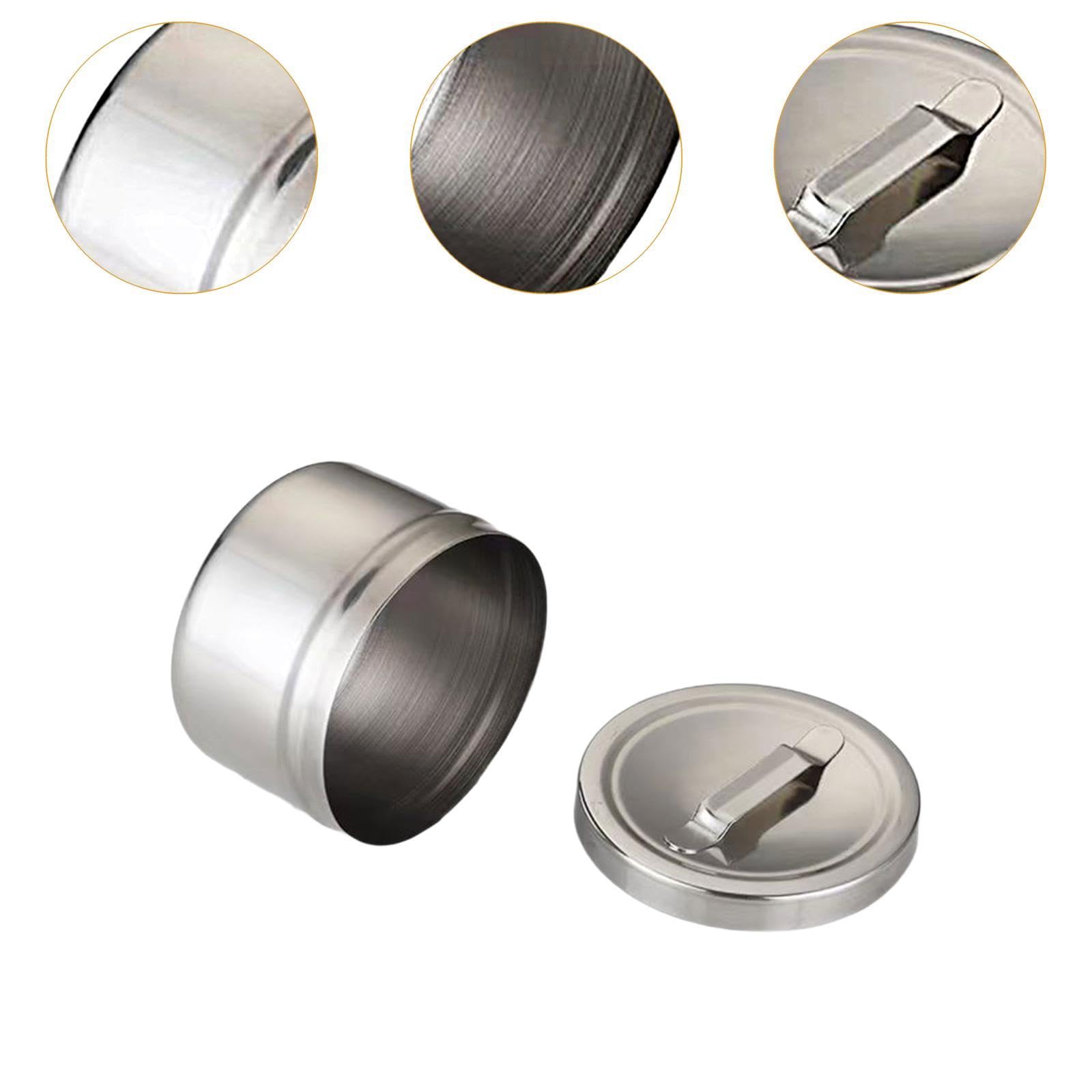 YWMJZEU Stainless Steel Medical Jar Unguent Holder Gauze Container Professional Cotton