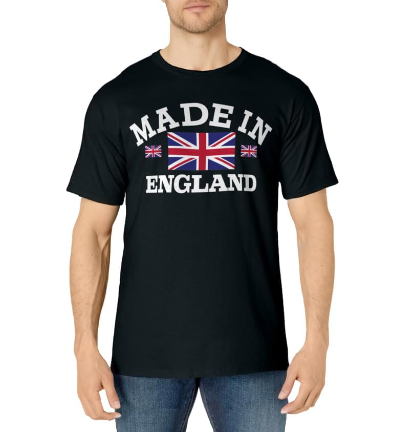 Made in England British Flag Union Jack T-Shirt