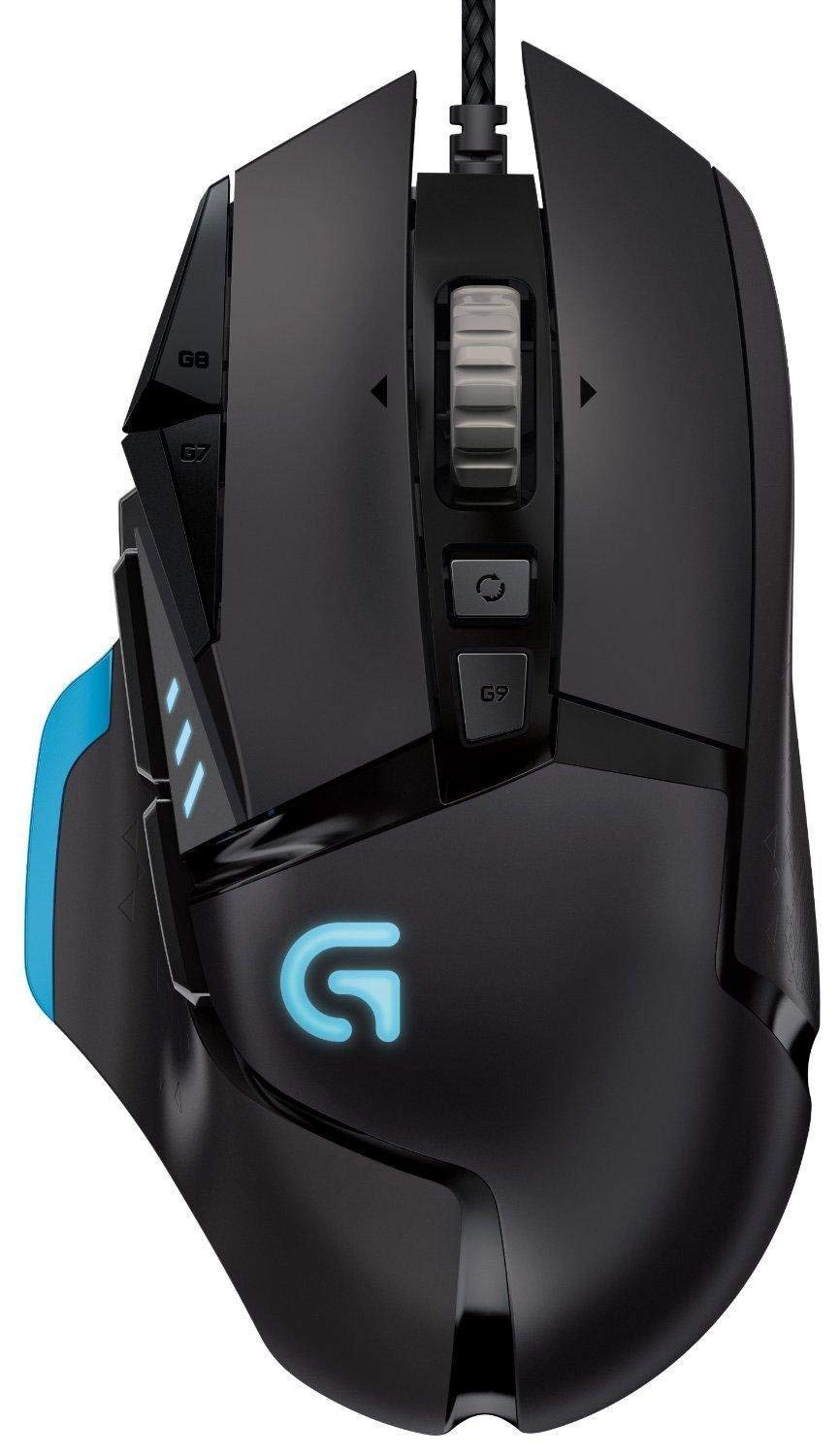 Logitech G502 Proteus Core Tunable Gaming Mouse with Fully Customizable Surface, Weight and Balance Tuning (Renewed)