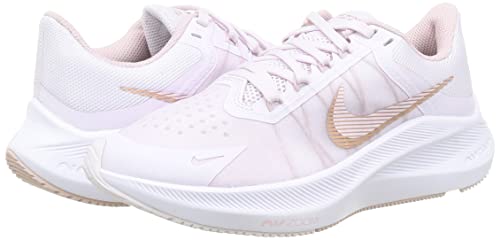 Nike Women's Gymnastics Shoes Running, LT Violet MTLC Red Bronze Champagne White, 8.5 US