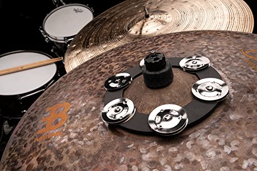 Meinl Cymbals Soft Ching Ring Tambourine Jingle Effect — NOT Made in China — for Hihats, Crashes, Rides and Stacks (SCRING)