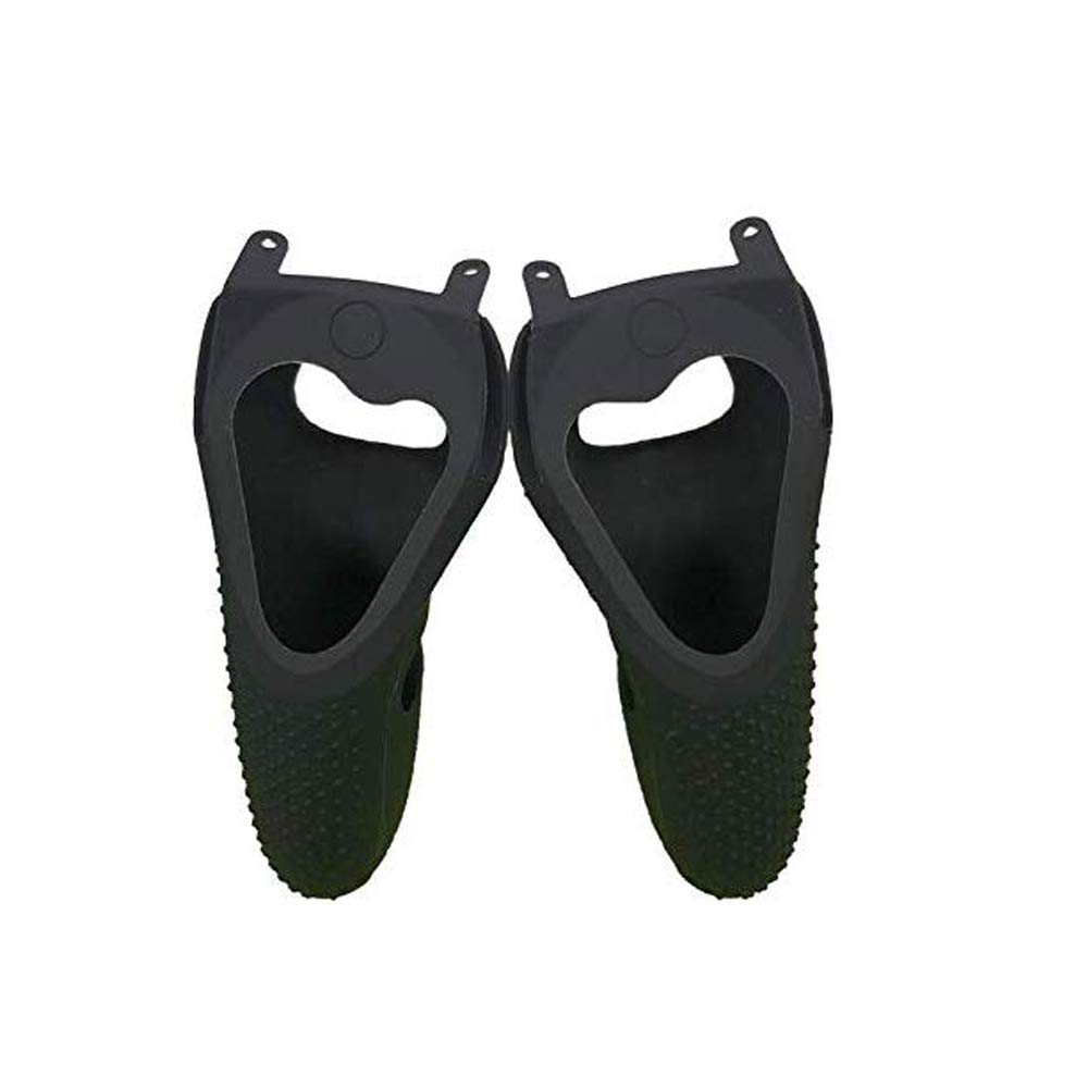 MASiKEN Silicone Face Mask + Touch Controller Skin Cover for Oculus Quest, Premium Face Pad Face Cushion Cover Sweatproof Lightproof (Black)