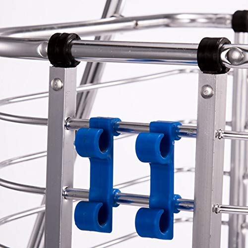 Shopping Trolley on Wheels Multi Function Shopping Cart 8 Wheel Climbing Trolley Lightweight Folding Wheeled Rolling Luggage Cart Storage Hand Trucks,