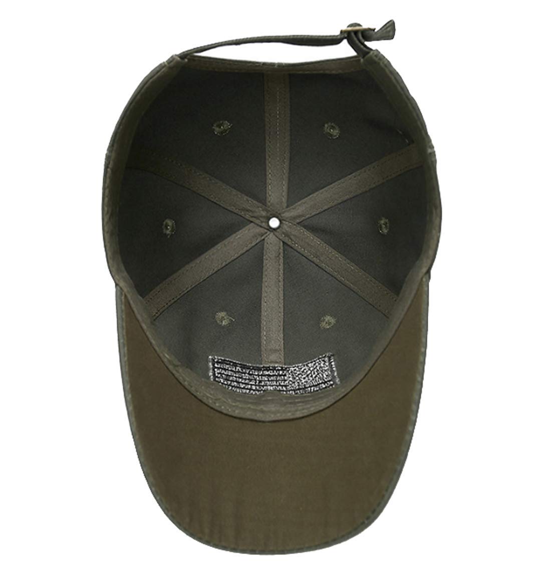 LOKIDVE USA American Flag Baseball Cap Embroidered Polo Style Military Army Hat-Green