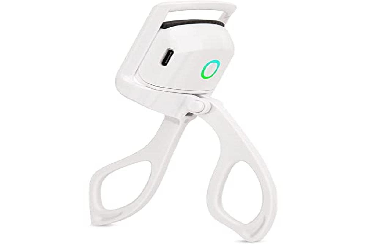 ViYay Heated Eyelash Curlers, Curler, Electric Rechargeable Curler with Quick Pre-Heat White 2.4 Ounce