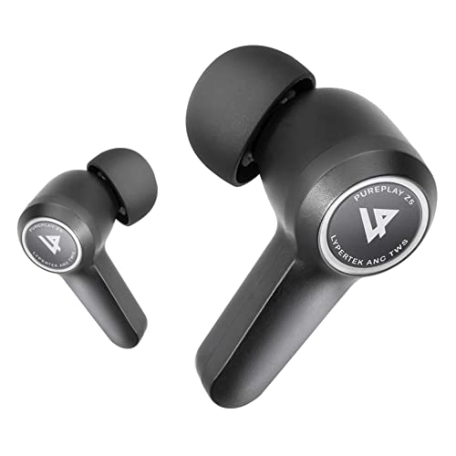 LYPERTEK PurePlay Z5 - Ultra High Definition True Wireless in-Ear Isolating Earphones Powered by LDX™ Audio with Intuitive PureControl ANC App and Hybrid Active Noise Cancelling