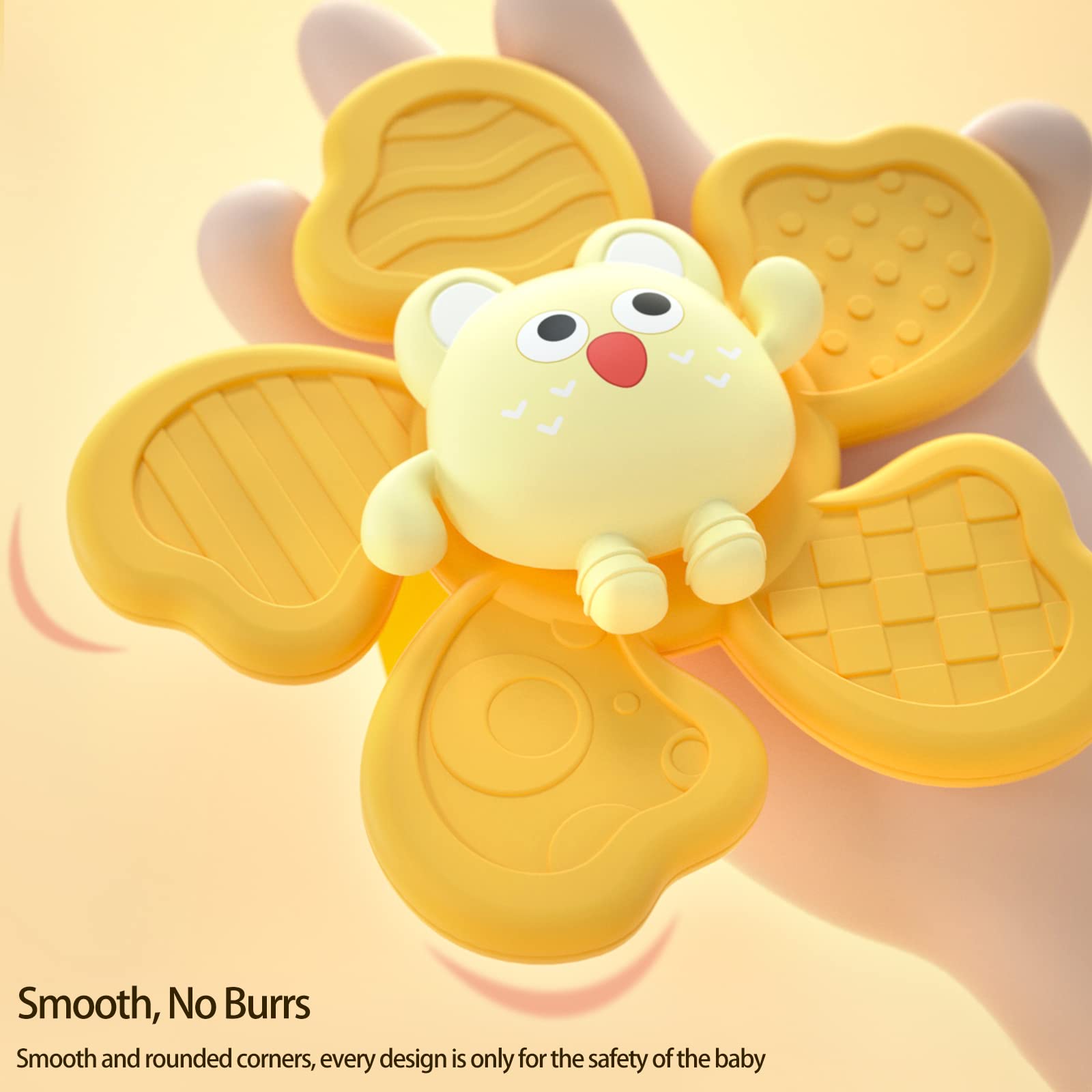SITIEPA Suction Cup Spinner Toys Simple Fidget Toy Stress Relief Sensory Spinning Toys for Toddler…