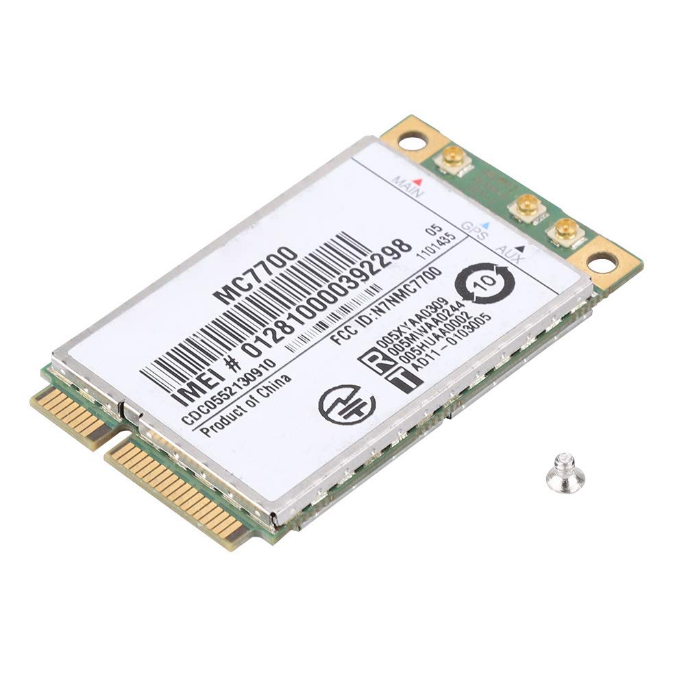 Mini Pcie Module 4G LTE Module Card PCI-E Sierra Wireless Module Network Card, MC7700 LTE 4G Module,Mini PCI-E Card,100Mbps 4G/3G LTE/FDD/WCDMA/Edge Card Module for Windows/Linux Laptop Computer