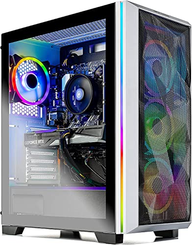Skytech Chronos Gaming PC Desktop – AMD Ryzen 7 3700X 3.6 GHz, RTX 3080, 1TB SSD, 16G DDR4 3200, 750W Gold PSUAC Wi-Fi, Windows 10 Home 64-bit (Renewed Premium)