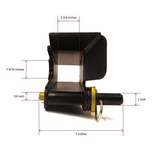 The ROP Shop | Passenger Side Receiver Kit 1304407 for Western WideOut Snowplow