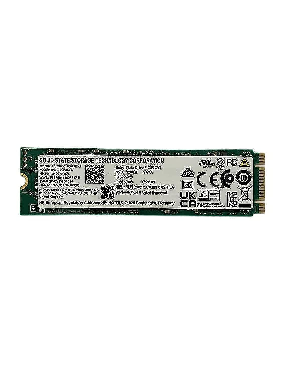 SSSTC Internal SSD, 128GB SATA Solid State Drive, M.2 2280 B+M Key, Model CVB-8D128, OEM Package CVB-8D128-HP
