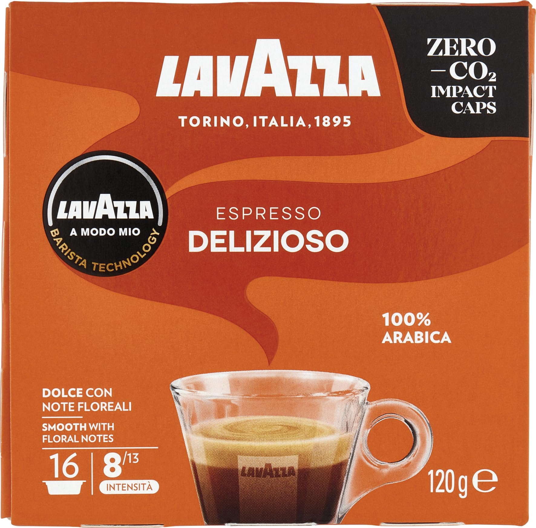 Lavazza A Modo Mio Deliziosamente, 16 Capsules