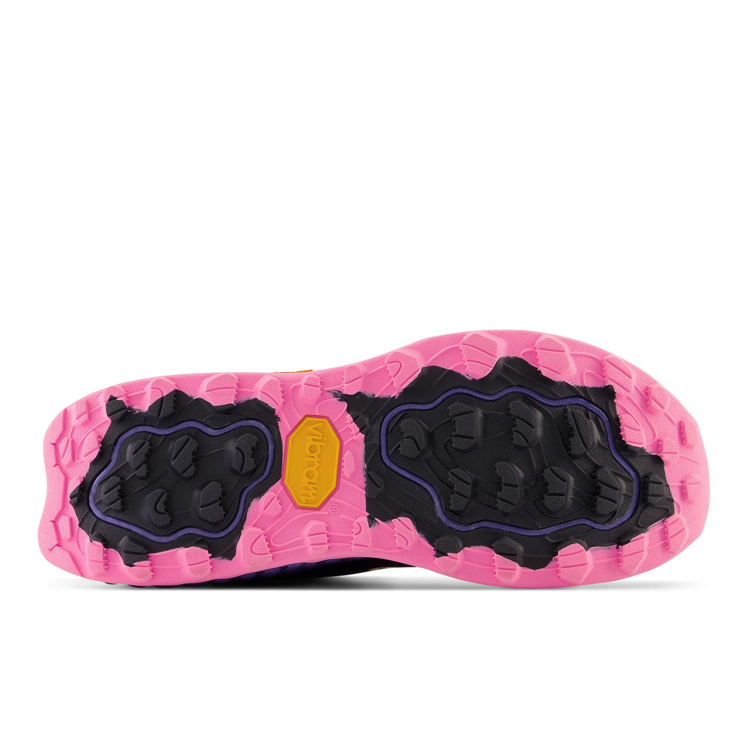 New Balance Women's Fresh Foam X Hierro V7 Trail Running Shoe, Night Sky/Vibrant Pink/Black, 7.5 Wide