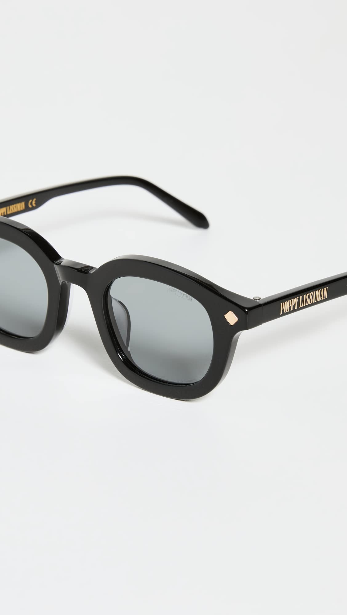 Poppy Lissiman Women's Pistelle Sunglasses, Black, One Size